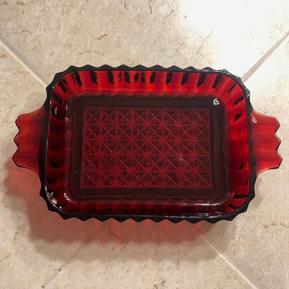 Anchor Hocking | Accents | Vintage Anchor Hocking Royal Ruby Red Small ...